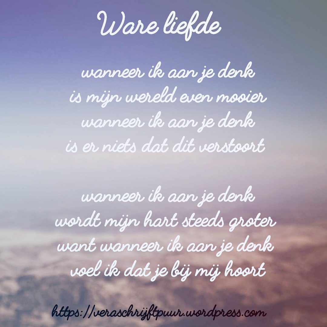 Ware liefde – Vera Schrijft Puur