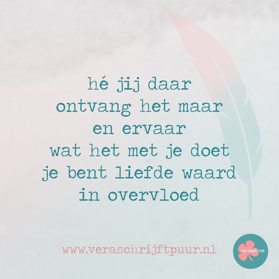 Overvloed – Vera Schrijft Puur